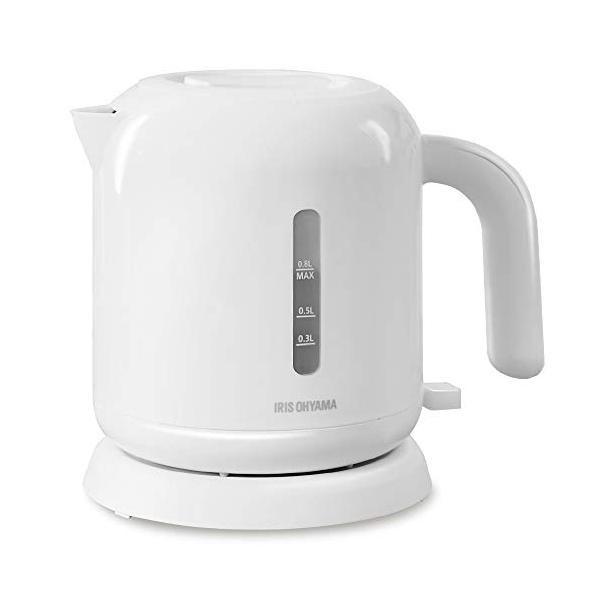 スタンダードホワイト/800ml/IKEB-800-W・Style:スタンダード・パッケージ個数:1・容量800mlコンパクトサイズで、１〜２人暮らしの方におすすめ約1分で1杯分が沸くスピード沸騰が可能で、忙しい朝に便利な商品です。商品サイ...