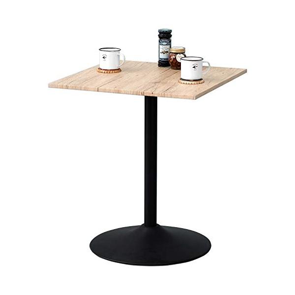 モダンナチュラル/正方形(幅60cm)/LT-4919NA・Color:ナチュラル・パッケージ個数:1・本体サイズ:(約)幅60×奥行60×高さ70cm・憧れのカフェ風ダイニングテーブル:レストランやカフェでよく見るテーブルを意識したデザイ...