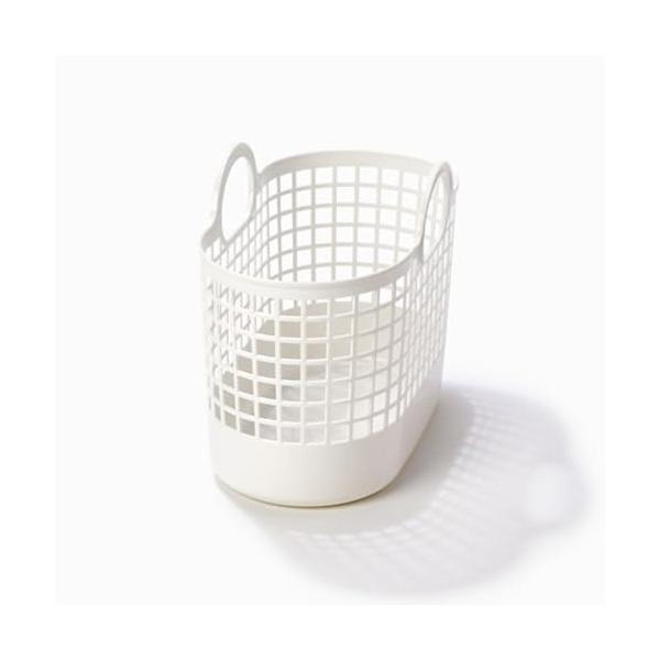 ミニマリストホワイト/ミニ/LBB-16C・Color:ホワイトPatternName:タウンバスケット ミニ・パッケージ個数:1・本体サイズ:約幅36.6x奥22x高27 cm・本体重量:約342g・材質:本体/ポリエチレン・生産国:日本...