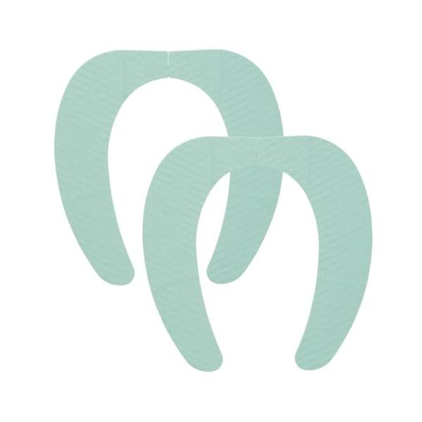 通常・無地無地グリーン2枚入/10×40.5×0.3cm/BB-480・Color:無地グリーン2枚入Size:10×40.5×0.3cm・パッケージ個数:1・サイズ:10×40.5×0.3cm・内容量:2組入・便座にのせるだけ、取りつけ簡...