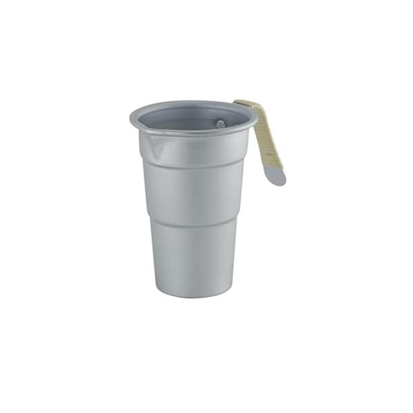 アルミ/2号/mkst-3・PatternName:単品・パッケージ個数:1・外寸 :φ89×118mm・製品重量:50g・材質:アルミ・籐・容量:0.37L