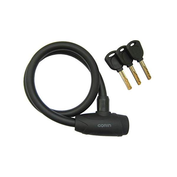 ワイヤー錠ブラック/-/G-227W・Color:ブラック・パッケージ個数:1・ウェーブキー式ワイヤー錠・サイズ：φ12×600mm