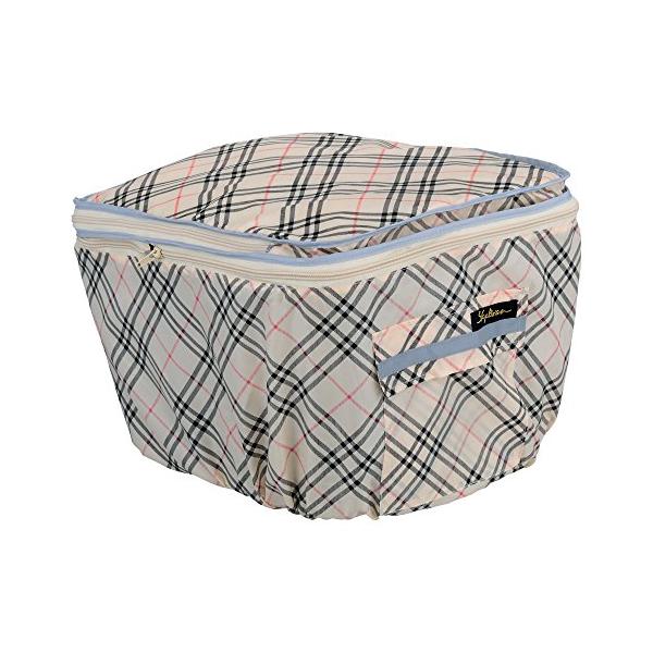 2段式/手前ファスナー式/ポケット付き-/(約)幅340×長さ430×高さ470mm/KW-268・パッケージ個数:1・サイズ:(約)幅340×長さ430×高さ290~470mm・本体重量:160g・その他:撥水加工・防水加工