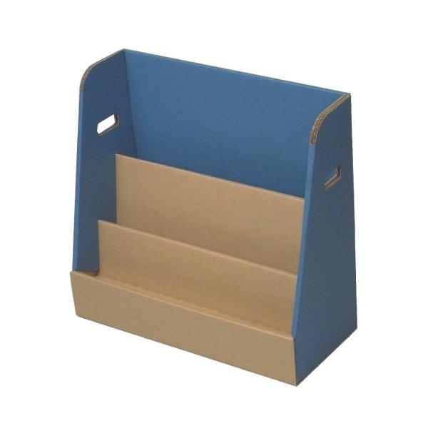モダンブルー/幅40×奥行18×高さ38cm/20151・Color:ブルー・パッケージ個数:1・サイズ:幅40×奥行18×高さ38cm、前面高さ8cm・本体重量:0.6kg・材質:ダンボール