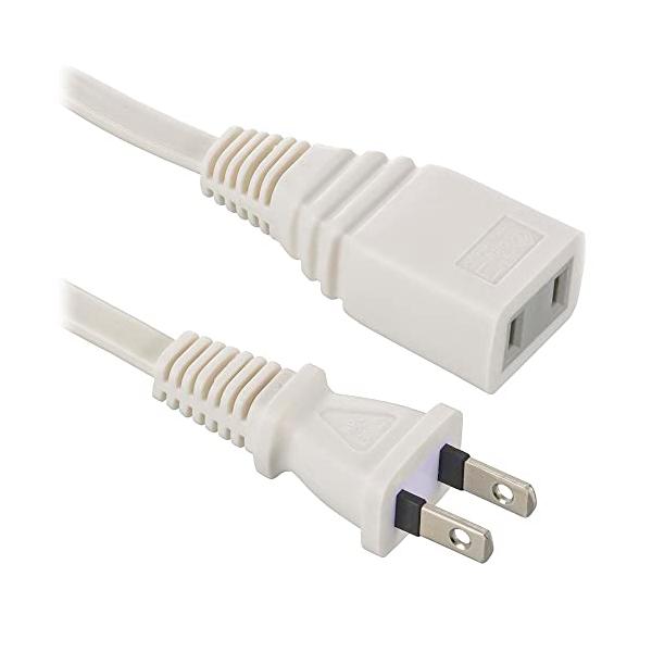 ストレートプラグホワイト/2m/HS-T12EDLP22・パッケージ個数:1・ 特 長 　難燃・耐熱ボディ：コンセント周りに熱に強いPBT樹脂使用・丈夫な二重被ふくコード：導線の二重被ふくでコードの強度を向上　ストレートプラグ：耐トラッキン...