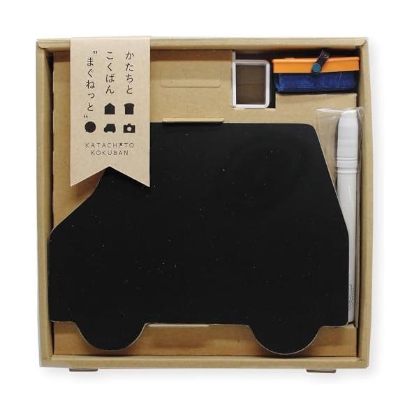 セットくるま/-/KTCT-S4・パッケージ個数:1・シリーズかたちとこくばん KATACHI TO KOKUBAN・かたちとこくばんくらしのなかで ちょこっと かきとめたい あんなこと こんなこと・仕様裏面マグネット・セット内容マグネット...