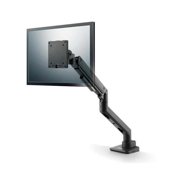 カウンターバランスブラック/-/DPA-SL08BK・Style:カウンターバランス・パッケージ個数:1・17インチ~49インチサイズのモニターに対応する高耐荷重ガススプリング式のカウンターバランス シングルモニターアームです。・モニター下...