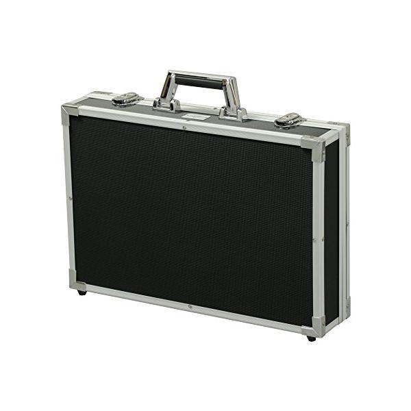 ブラック/450X300/PDC-600B・Size:450X300・パッケージ個数:1・内寸:450mm X 300mm (20+50)mm・表面素材は、ポリ塩化ビニル・ケースのコーナーはアルミサッシで補強されているので、運搬時の耐久性も...