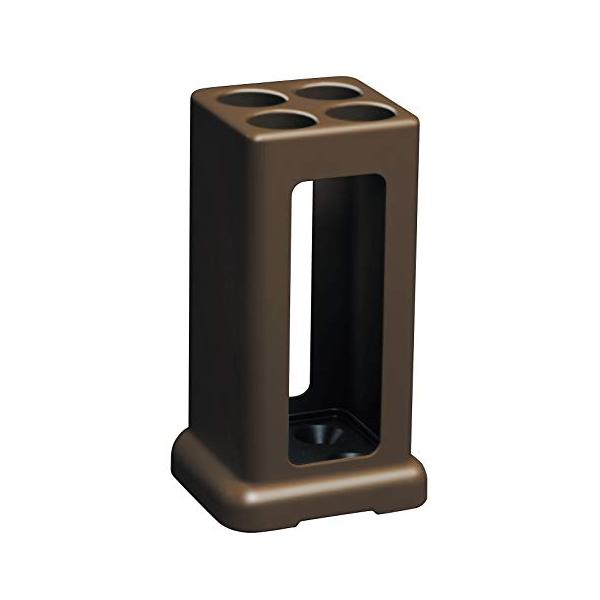 モダンブラウン/約29×16×14.4cm/UB-245・Color:ブラウンPatternName:正方形4本・パッケージ個数:1・本体サイズ:約29×16×14.4cm・素材・材質:ポリプロピレン樹脂・原産国:日本・完成品