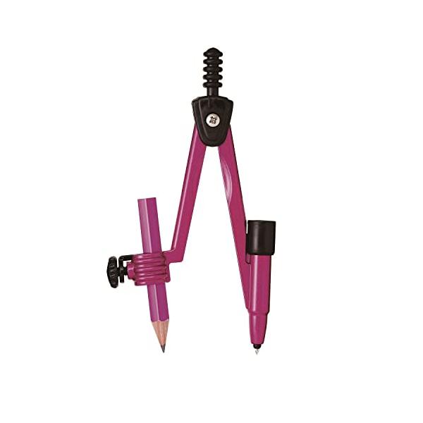 ピンク/-/CP227PK・Color:ピンク・パッケージ個数:1・仕様ノックするだけで簡単に針を出し入れできるコンパス・特徴1短針タイプでぐらつきが少なく安全に使用できる・特徴2鉛筆ホルダーで鉛筆をしっかり固定できる・材質（本体）亜鉛 （...