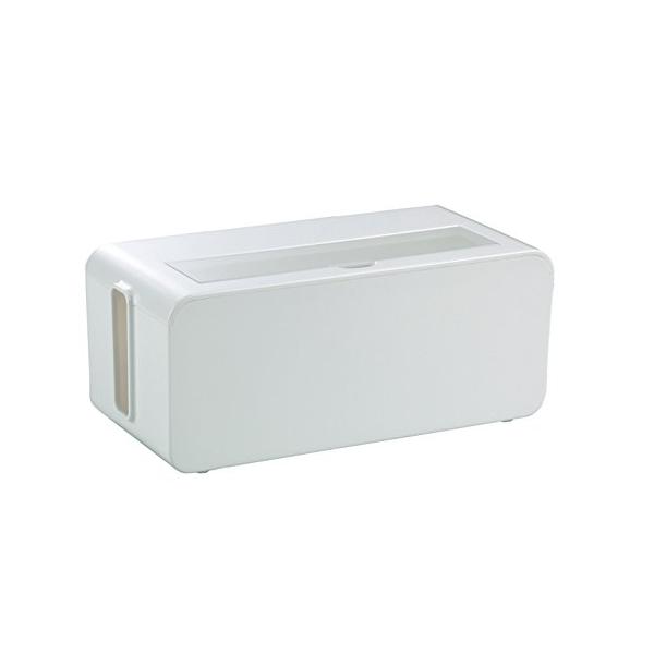 ホワイト/26.8×12.4×11.1cm/4830・Color:ホワイト・パッケージ個数:1・底面に通気口とすべり止め付き・25cmまでのタップに対応