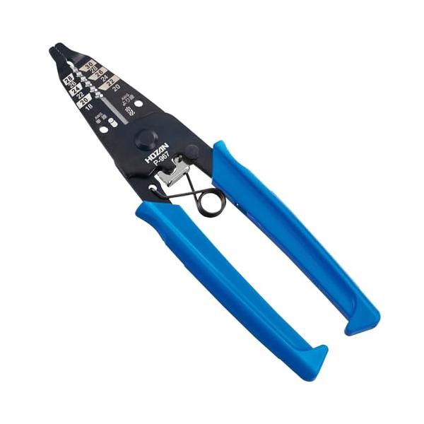 細線用-/細線用/P-967・Style:細線用・パッケージ個数:1・細身で軽く、手にフィットする細線用ワイヤーストリッパー。・ストッパー付き。片手でストッパーを掛けることができ、刃が閉じた状態を保持します。スプリングと連動しているため、作...