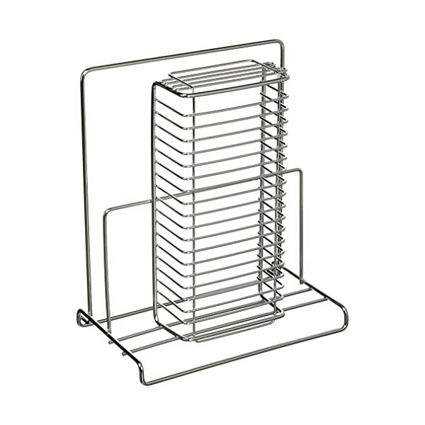 ステンレス/18×11.7×21.8cm(外寸)/SUI-6081・PatternName:包丁まな板スタンド・パッケージ個数:1・サイズ:18×11.7×21.8cm・本体:ステンレス鋼、ゴム:合成ゴム・生産国:中国・梱包サイズ:12×1...