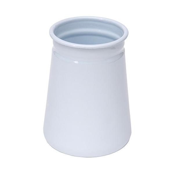 ホワイト/φ11×H15.5cm/570・パッケージ個数:1・サイズ:約直径11×15.5cm(底/約直径7.5cm)・本体重量:約0.25kg・材質:ホーロー・原産国:中国・1000cc