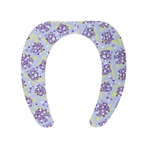 通常・柄柄ブルー(あじさい)/10×40.5×0.3cm/BB-483・Color:柄ブルー(あじさい)Size:10×40.5×0.3cm・パッケージ個数:1・サイズ:10×40.5×0.3cm・便座にのせるだけ、取りつけ簡単な「ぴたQ」...