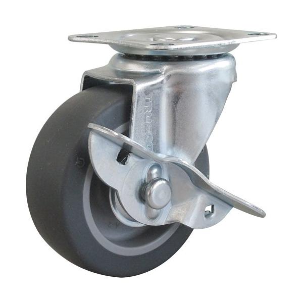 SP付グレー/50mm/TYSELB50・Size:50mmStyle:SP付・パッケージ個数:1・許容荷重(daN):35・許容荷重(kgf):35.7・車輪径D(mm):50・車輪幅(mm):27・取付高H(mm):70