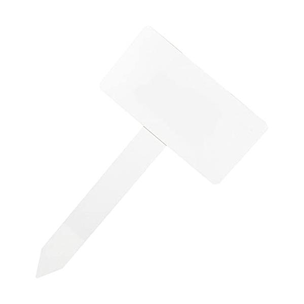ホワイト/大/-・Size:大・パッケージ個数:1・用途:花の名前・種まき時期等の記入に最適なラベル・形状:T型大・サイズ:約200×100×全長350mm・入数:3枚・色:白、材質:硬質塩化ビニール