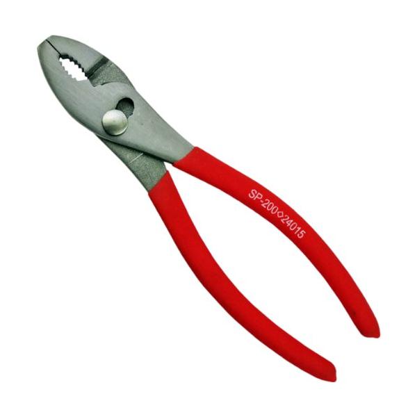 コンビネーションプライヤーレッドグリップ/200mm/SP-200・Color:レッドグリップSize:200mmStyle:コンビネーションプライヤー・パッケージ個数:1・スリップ ジョイント プライヤーとも呼ばれるように、ジョイント部が...