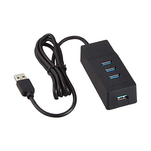 TV背面取り付けキット付ブラック/セルフパワー/BSH4A110U3VBK・パッケージ個数:1・対応機器USB 3.2（Gen 1）/3.1（Gen 1）/3.0 Type-A搭載のWindowsパソコン、MacおよびChromebook、...