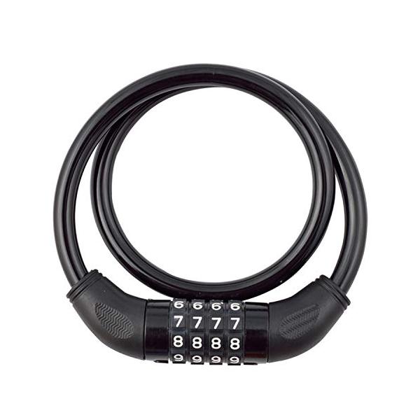 ダイヤル式ブラック/-/G224W-600-K・パッケージ個数:1・ダイヤル式ワイヤー錠・サイズ：φ10×600mm