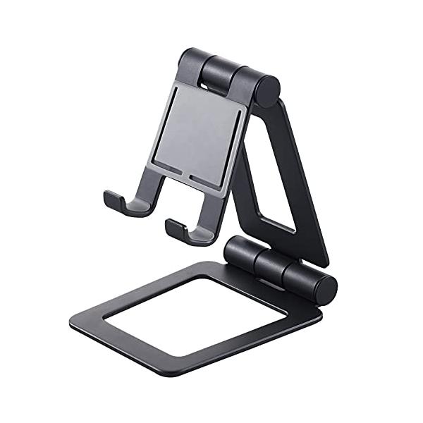 コンパクト。ブラック/-/TB-DSCHALBK・Color:ブラック・パッケージ個数:1・詳しくは「商品の仕様」「商品の説明」をご確認ください。・2箇所のヒンジで角度と高さの調整ができ、設置しているタブレットに充電ケーブルを装着できる、フ...