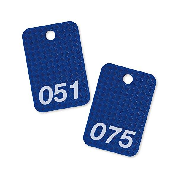 番号:51-75ブルー/大/BF-82-BU・Color:ブルーStyle:番号:51-75・パッケージ個数:1・高級感のある網目柄の角型番号札・荷物のお預かりや順番待ちの整理券として使用できます。・サイズW40×D60×H2.7mm 穴径...