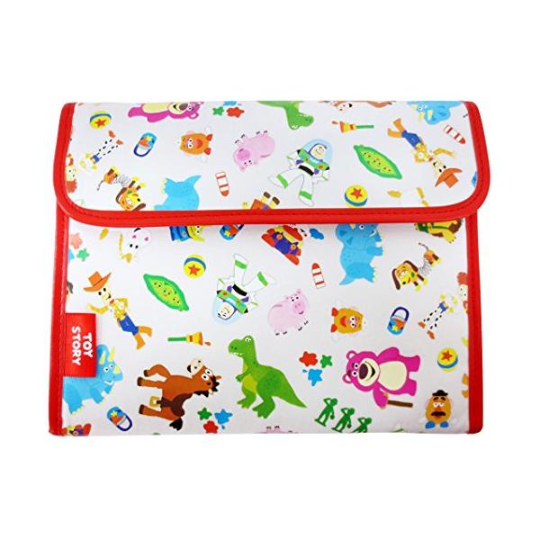 ファスナー式トイストーリー/総柄/1個 (x 1)/DMM-2212・パッケージ個数:1・[本体サイズ] W22.5×D17.5×H2.5cm・[製造国] 中華人民共和国・[素材] T/C、ポリエステル、ナイロン、ポリウレタン・[対象] 0...