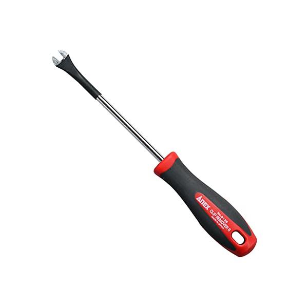 1本赤/6mm/No.9135・Size:6mm・パッケージ個数:1・先端開口幅:6mm・軸長:130mm・軸径:6mm・全長:240mm・グリップ幅:32mm