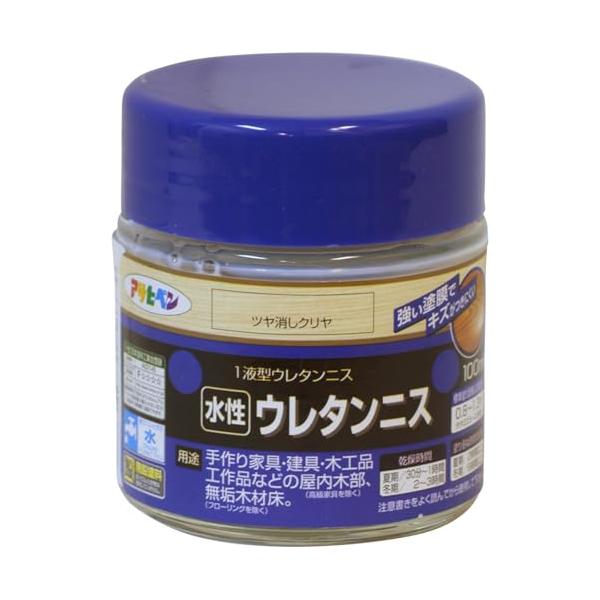 ツヤ消しクリヤ/100ML/100ML・Color:ツヤ消しクリヤSize:100ML・パッケージ個数:1・着色と美しいツヤだしが同時にでき、木目をいかしたきれいなツヤに仕上がります。・塗膜は肉持ち感が良く、耐久性に優れています。・臭いが少...