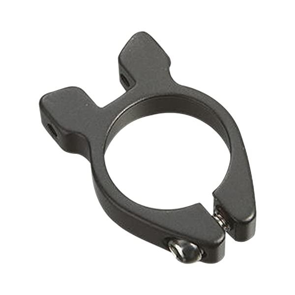 インダストリアルブラック/小/-・ダボ穴付きシートポストクランプ・クランプ径：31.8mm・重量：約35ｇ