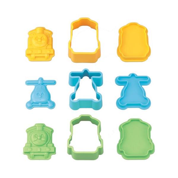 おにぎり押型3ヶセット機関車トーマス/-/LS-4・PatternName:きかんしゃトーマスStyle:おにぎり押型3ヶセット・パッケージ個数:1・メーカー型番:LS-4・サイズ:トーマス/63×50×H37mm、パーシー/61×53×H...