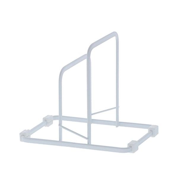 ホワイト/12ｘ10.5ｘ13.5cm/-・PatternName:自立式まな板スタンド・パッケージ個数:1・サイズ：12ｘ10.5ｘ13.5cm・[材質]本体：スチール（亜鉛メッキ+紛体塗装）/脚ゴム：シリコンゴム（耐熱温度２００度）・付...