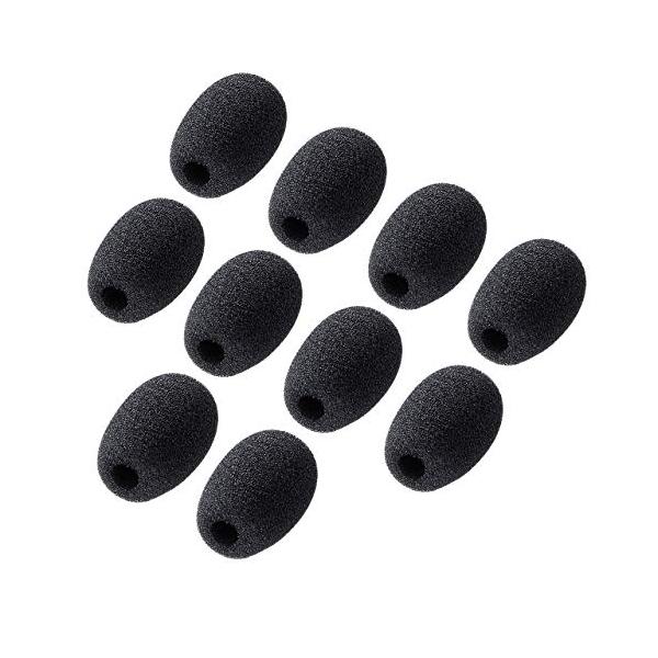 ブラック/-/MM-HSPA10MC・パッケージ個数:1・ヘッドセットのマイク部に装着する交換用スポンジです。・マイクスポンジを装着することで、話者の息や風切音を遮断し、クリアな音を届けることができます。・マイクを飛沫から守ることができるの...