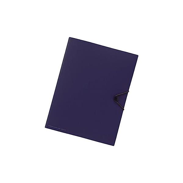 モダンネイビー/A4/F7528-11・Color:ネイビーSize:A4PatternName:単品・パッケージ個数:1・サイズA4・機能10＋1ポケット・仕様A3用紙を二つ折収納・特徴見開きで2倍サイズの書類を収納・寸法幅242mm×奥...
