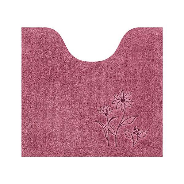 モダンピンク/55 x 60 cm (正方形)/19512・Color:ピンクPatternName:トイレマット 55×60cm・パッケージ個数:1・サイズ:約55×60cm・素材・材質:綿50%、アクリル50%・生産国:インドネシア・洗...