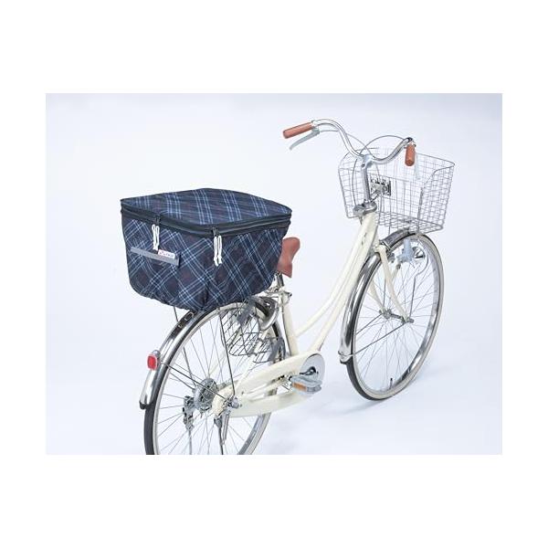 2段式/前後開きファスナー式ネイビーチェック/幅340X長さ430X高さ300~450mm/KW-266・Size:幅340X長さ430X高さ300~450mmPatternName:単品・パッケージ個数:1・幅３４０Ｘ長さ４３０Ｘ高さ３０...