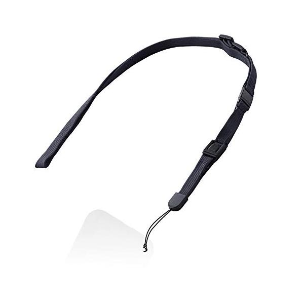 ブルー/全長:約560mm/P-STN01BU・Color:ブルー・パッケージ個数:1・長さ:全長:約560mm(松葉部含む)・カラー:ブルー・首に装着してスマートフォンの落下を防ぐ、伸縮素材を使用したネックストラップ・先端ストラップ部分を...