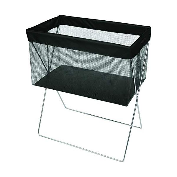 ブラック/浅型/R-336BK・Color:ブラック・パッケージ個数:1・サイズ:約43×25×51cm・本体重量:約1.16Kg・素材・材質:本体=メッシュ フレーム=スチール・原産国:日本