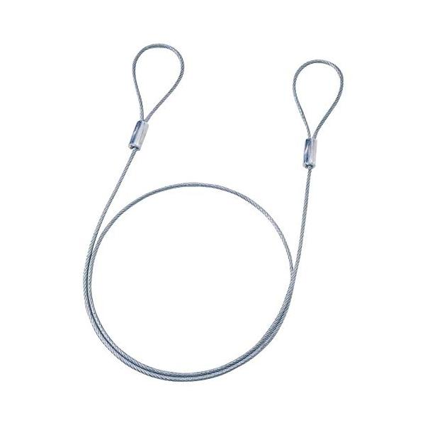 -/1m/SLE-1W-1・Size:1m・パッケージ個数:1・取り付け部品、鍵などに接続する、eセキュリティ用ワイヤーです。・直径/3.5mm・かしめ部/直径12mm、長さ25.5mm・輪の内寸/縦70mm、横30mm・ワイヤー長/1m