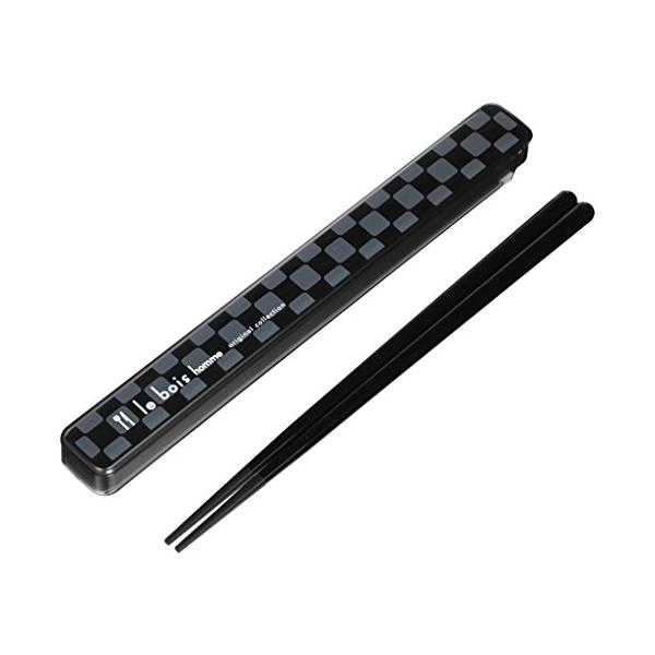 ブラック/21cm/812689・PatternName:箸・箸箱セット ブラック・パッケージ個数:1・サイズ:箸箱:約W220×D28×H15mm、箸:約21cm・本体重量:約80ｇ・素材・材質:フタ・箸:AS樹脂、本体:ABS樹脂・生産...