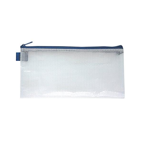 旅行ブルー/BANKBOOKサイズ/AZ-138E-10・Size:BANKBOOKサイズColor:ブルー・パッケージ個数:1・丈夫な透明シートを使ったファスナーケースです。・小物を収納するのに大活躍のメッシュケース。透明で中身が分かるの...