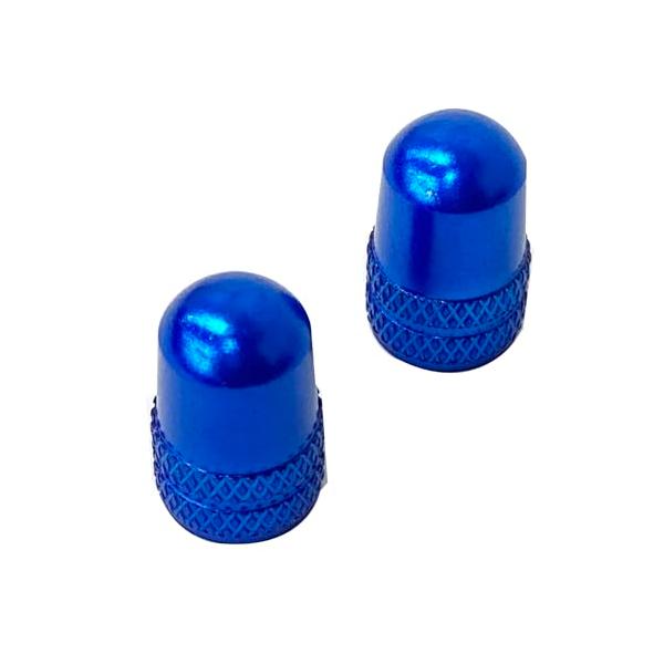 ブルー/-/72171 BLU・Color:ブルー・パッケージ個数:1・原産国:台湾・入数:2個・カラー:ブルー・米式バルブ用バルブキャップ・バルブ口の保護とドレスアップに。