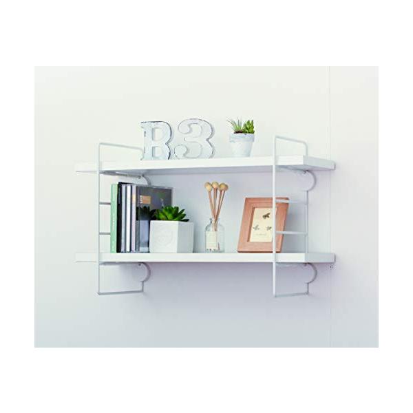 壁につけられるホワイト/ショート/AP-3005W・Size:ショートColor:ホワイト・パッケージ個数:1・棚板を固定しないから、高さや枚数の変更も簡単・市販の棚板を30cm幅の板を半分にカットすればOK・取付けは下地が石膏ボード対応で...
