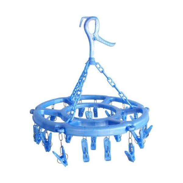 ブルー/-/F-25・パッケージ個数:1・サイズ:幅39×奥行39×高さ39cm・素材・材質:枠・ピンチ/ポリプロピレン、鎖/鋼線、バネ/硬鋼線・生産国:中国