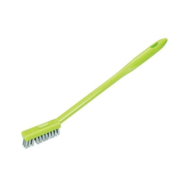ナイロンブラシグリーン/35cm/BA726・Style:ナイロンブラシPatternName:単品・パッケージ個数:1・幅:約2cm 全長:約35cm・本体重量:約1200g・ブラシ:ナイロン 柄:ポリプロピレン・原産国:日本・塗装面・レ...