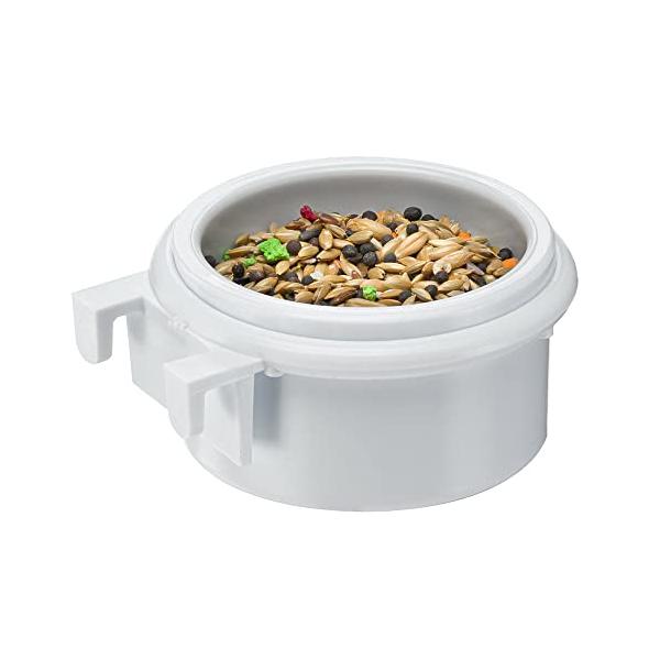 色指定不可/-/84490099・パッケージ個数:1・イタリアferplast社製の鳥かごに掛けて使える餌入れ。・鳥かごに掛けてお使いください。・本体サイズ：5x5xh3cm