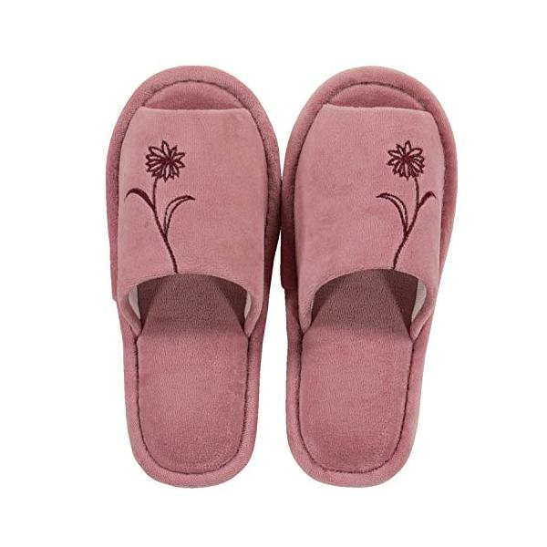 モダンピンク/25.0 cm/61663・Color:ピンクPatternName:スリッパ・パッケージ個数:1・フリーサイズ・素材・材質/甲・中板パイル:綿・地糸:ポリエステル・生産国:中国・洗濯の際は洗濯用ネット使用（タンブラー乾燥不可）