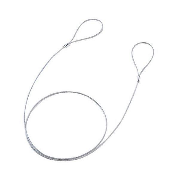 シルバー/1m/SLE-11W-1・Size:1m・パッケージ個数:1・eセキュリティ長さ1.0m、太さ2.2mmワイヤー。・梱包サイズ:17.2 x 11.5 x 0.5 cm・梱包重量:99.79 g・カラー:シルバー・製品型番:SLE...