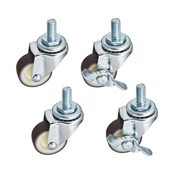白い/-/OP-AD-C(W)-BR・パッケージ個数:1・ワイドシリーズ専用キャスター4個セット