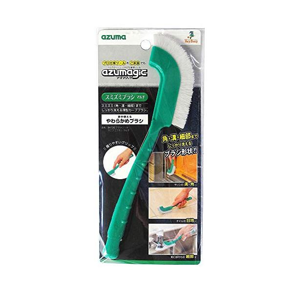 スミズミブラシキッチン(やわらかめ)グリーン/マルチ/BA736・Style:スミズミブラシキッチン(やわらかめ)・パッケージ個数:1・全長:約23cm・本体重量:約605g・ブラシ・グリップ:ホ?リフ?ロヒ?レン・原産国:中国・スミズミ(...